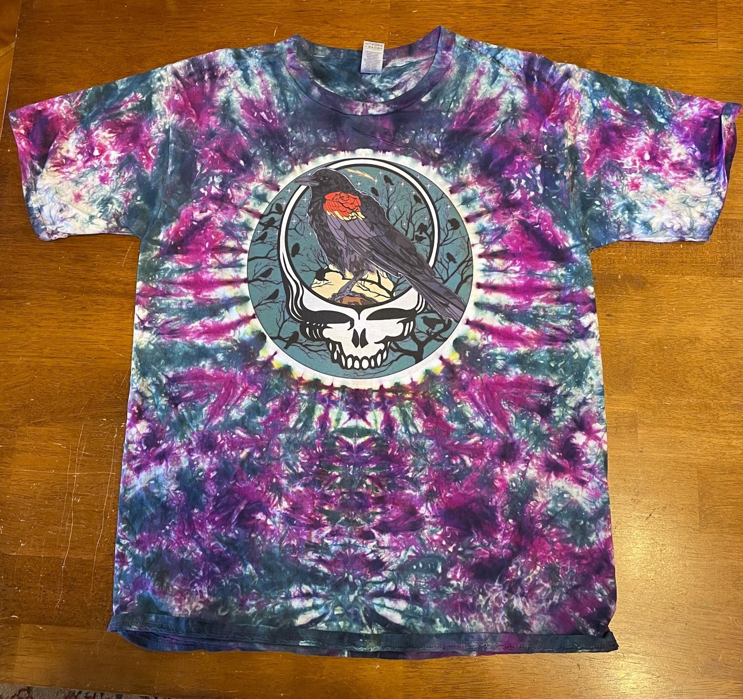 Uncle John's Band "Murder Crow" Tee Red Wing – Rat Cat Alley Collaborative